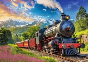 TREFL Puzzle Cestování vlakem / 1000 dílků / 68.3 x 48 cm