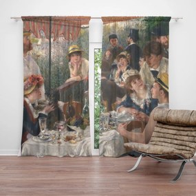 Sablio Závěs Snídaně veslařů - Auguste Renoir: 2ks 140x250cm