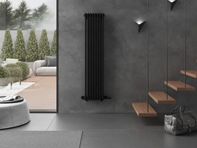 Mexen Denver dekorativní radiátor 1600 x 378 mm, 1487 W, černý - W215-1600-378-00-70