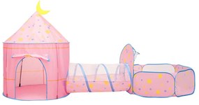 Dětský stan na hraní růžový 301 x 120 x 128 cm