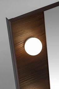 Nástěnné LED zrcadlo Dorothy 60 cm dub ristretto