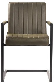 LABEL51 jídelní židle MILO armádně zelená Color: Army green UK-30.205