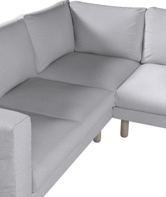 Potah na pohovku IKEA Norsborg rohová 4-místná barva šedá látka pletený vzor