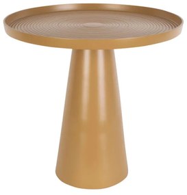 Odkládací stolek rizky ø 43 x 48,5 cm hořčicová MUZZA