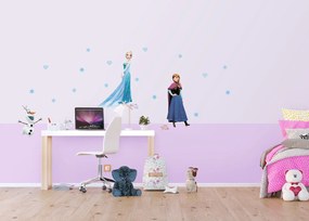 Dětská samolepka na zeď Disney Frozen – Elsa, Anna a Olaf | 65 x 85 cm | DDK1797
