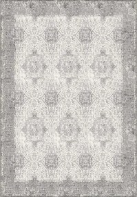 Kusový koberec vlněný Agnella Isfahan Augustus Světle Šedý Rozměr: 200x300 cm