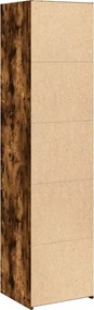Skříň highboard kouřový dub 45 x 41 x 185 cm kompozitní dřevo 3281677
