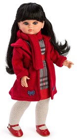 Luxusní dětská panenka-holčička Berbesa Andrea 40cm Barva: Červená