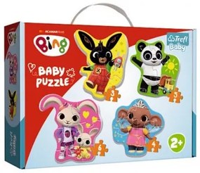Puzzle baby Bing Bunny a přátelé v krabici 27,5x19x6cm 24m+