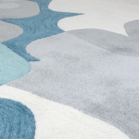 Flair Rugs koberce Kusový koberec Zest Retro Floral Blue ROZMĚR: 160x230