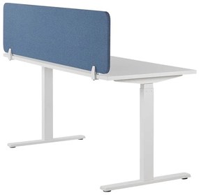 Přepážka na pracovní stůl 130x40 cm Whitley (modrá). 1035556