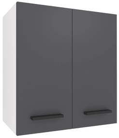 Kuchyňská skříňka Belini horní 60 cm šedý mat  TOR SG2-60/3/WT/SR/0/B1