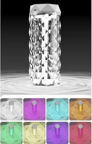Zvlhčovač vzduchu, křišťálová RGB lampa Ruhhy 24625