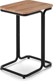 Tchibo - Hliníkový stůl ve tvaru C - barva: černá