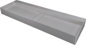 Deante Blur, granitové umyvadlo na desku 1200x400x120 mm, černá, DEA-CQB_SU2S