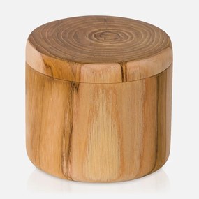 Dóza s víčkem TEAK, wood +