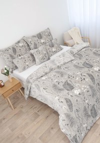 MK Lůžkoviny Francouzské mikroplyšové povlečení Exclusive - Gloria béžová 220 × 200 cm, 2ks 70 x 90 cm