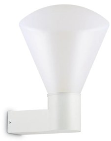 Venkovní nástěnné svítidlo Ideal Lux Clio AP1 bianco 187082 bílé IP44