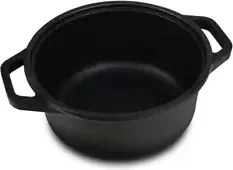 Risoli BLACKPLUS / Hrnec s poklicí / 20 cm / 2,25 l / litý hliník / in