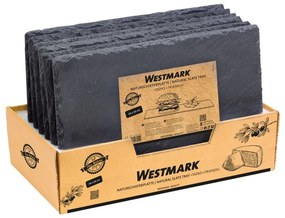 Břidlicové tácy v sadě 6 ks 20x30 cm Tapas&amp;Friends – Westmark