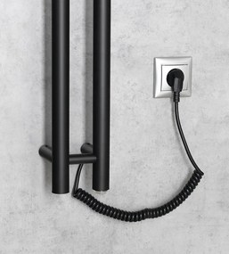 Sapho Sapho, PAPINADO elektrický sušák ručníků, 109x1200mm, 40W, černá mat, ER340