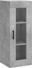 Skříň highboard betonově šedá 34,5x34x180 cm kompozitní dřevo 3199501