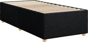 Box spring postel s matrací černá 80 x 200 cm textil 3286502