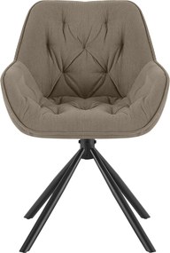 Jídelní židle Rimio manšestr – taupe