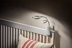 Philips Forys bílá / stolní lampička s klipem / LED / 5W / 200lm / 400