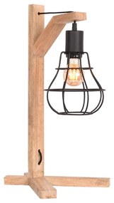 Přírodní masivní mangová stolní lampa LABEL51 Gudo, 53 cm