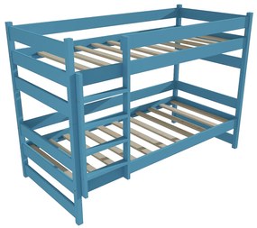 Vomaks Patrová postel PP 014 Rozměr: 80 x 200 cm, Barva: barva modrá, Prostor mezi lůžky: 80 cm