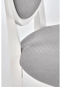 Židle Velo bílý / popelavý Halmar