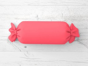 Biante Polštář válec bonbon Rongo RG-046 Neonově růžový 15x100 cm