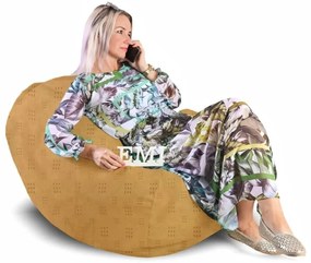 Sedací pytel hruška semišová Relax EMI