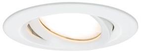 Paulmann 93681 LED Nova Plus Coin, bílá zápustná bodovka 1x6.8W 2700K stmívatelná, průměr 9,3 cm, IP65