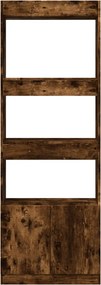 Skříň highboard kouřový dub 63 x 33 x 180 cm kompozitní dřevo 3309604