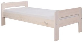 Postel Alex Zvolte rozměr postele: 120x200 cm, Vyberte odstín dřeva: Kaštan 19