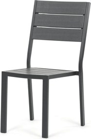 Zahradní sestava AZS-B1656 GREY, polywood, šedá (156 x 78) cm