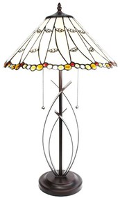 Stolní lampa Tiffany Aleida – 41x68 cm