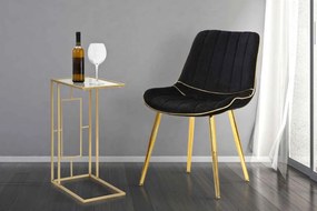 Designová jídelní židle Dandelion černá