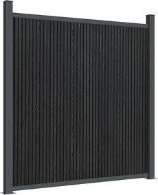 Plotový dílec šedý 526 x 186 cm WPC 3282791