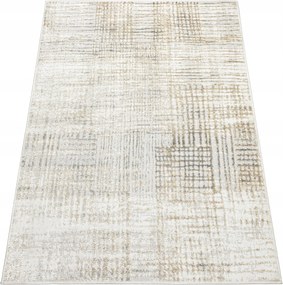 Velký Koberec do obývacího pokoje 200x280 cm Designový moderní Glamour Béžový