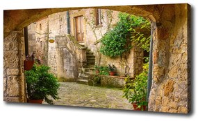 Wallmuralia Foto obraz na plátně Italské uličky 100x50