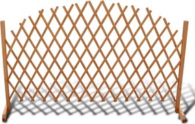 vidaXL Vrbový trelážový plot masivní jedle 1,8 x 1 m [41296] Barva: Hnědá