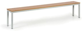 Šatní lavice, sedák - lamino, délka 2000 mm, bříza
