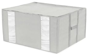 Vakuový vyztužený látkový úložný box na oblečení 56x42x33 cm Granit – Compactor