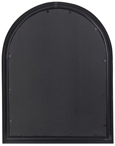 Nástěnné zrcadlo kovové 69 x 89 cm černé EMBRY Beliani