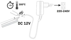 LED Pásek NEON 5 m LED/27W/12V 4000K IP65