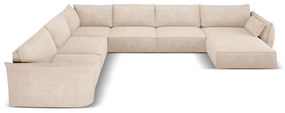 Béžová rohová pohovka (levý roh) Vanda – Mazzini Sofas