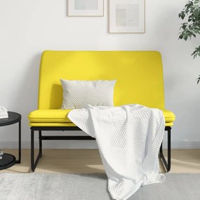 vidaXL Lavice 100 x 75 x 76 cm textil [351326] Barva: Světle žlutá